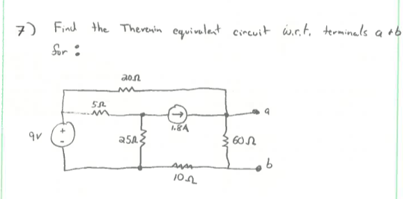 Solved 7) Find the Therenin equiralent circuit w.r.t, | Chegg.com Solved 7) Find the Therenin equiralent circuit w.r.t, | Chegg.com