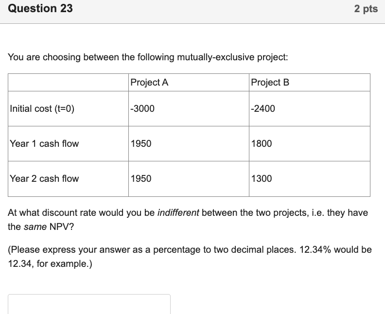 Solved You are choosing between the following | Chegg.com