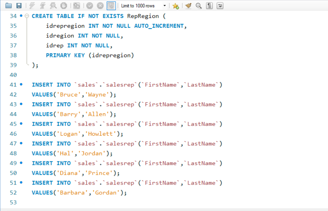 Solved Open a new query window and target the sales table. | Chegg.com