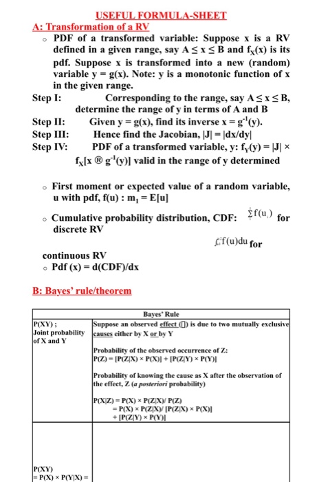 Solved SECTION B: Problems on Bayes' rule/theorem Question # | Chegg.com