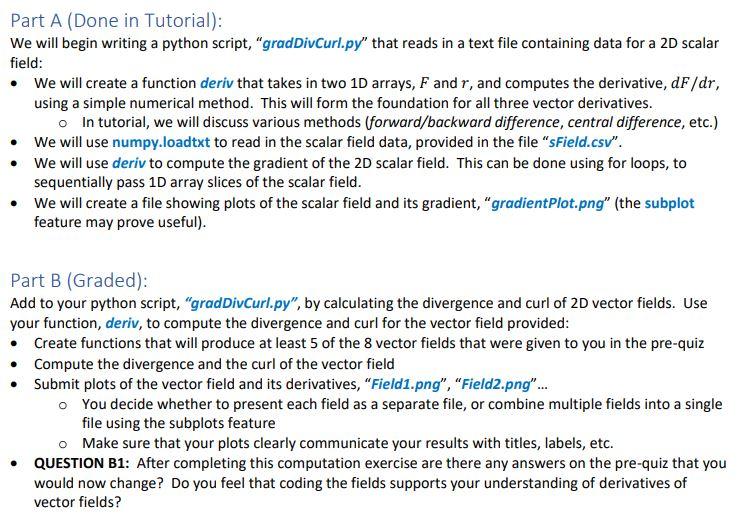 Please do part B. And please provide the details and | Chegg.com