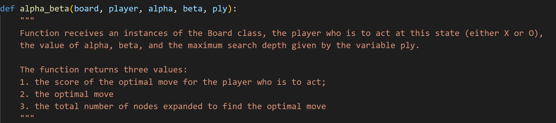 Solved Implement Alpha Beta Pruning Python Code The