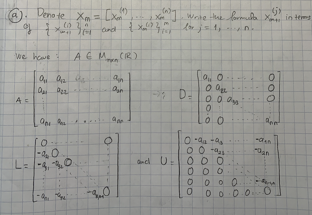 Solved # Functional Analysis and Numerical Linear | Chegg.com