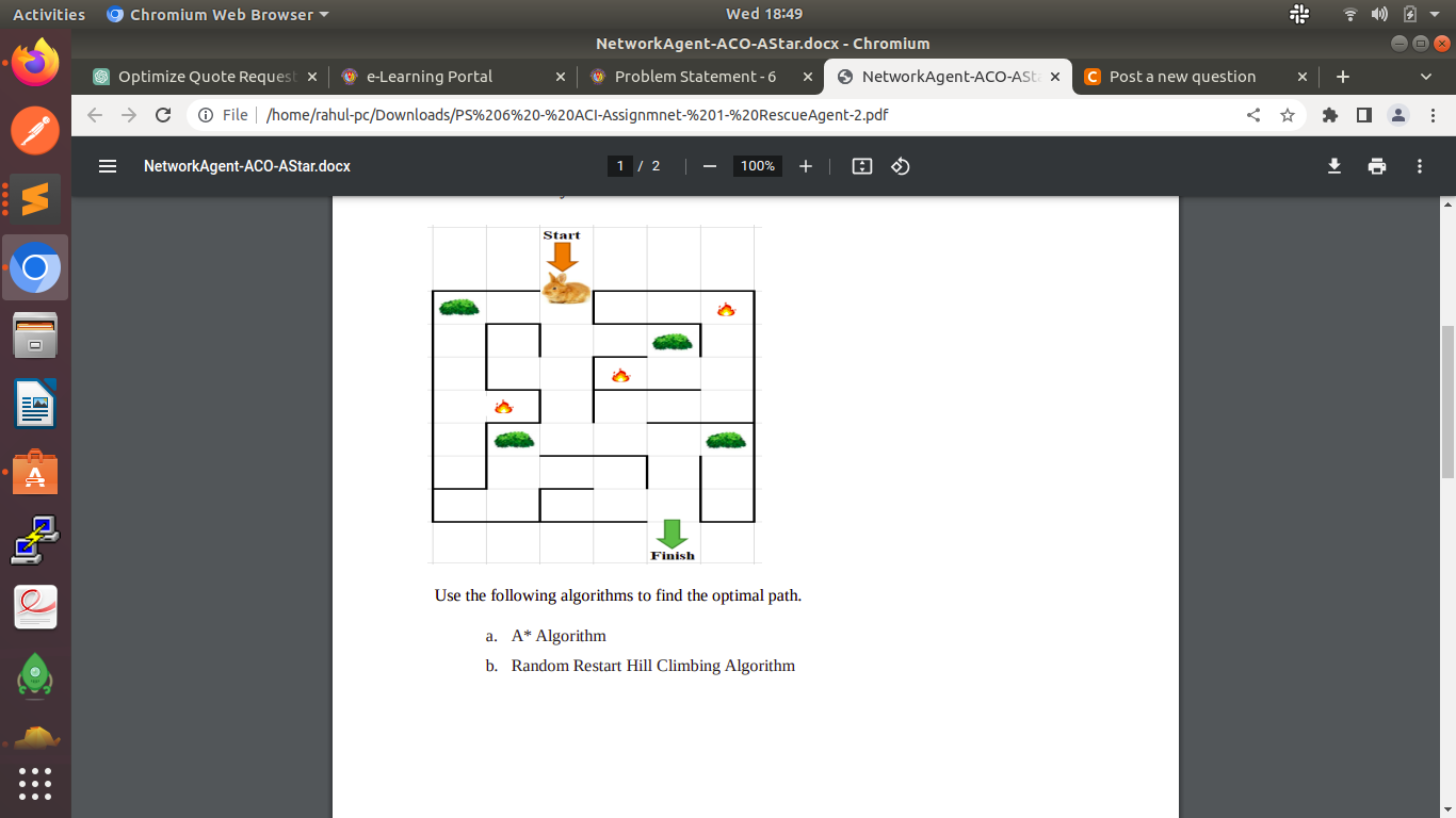 Solved Consider a scenario where a rabbit is trapped on | Chegg.com
