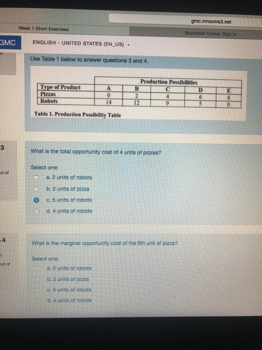 Solved gmc.mrooms3.net Week 1 Short Exercises Booksheif | Chegg.com