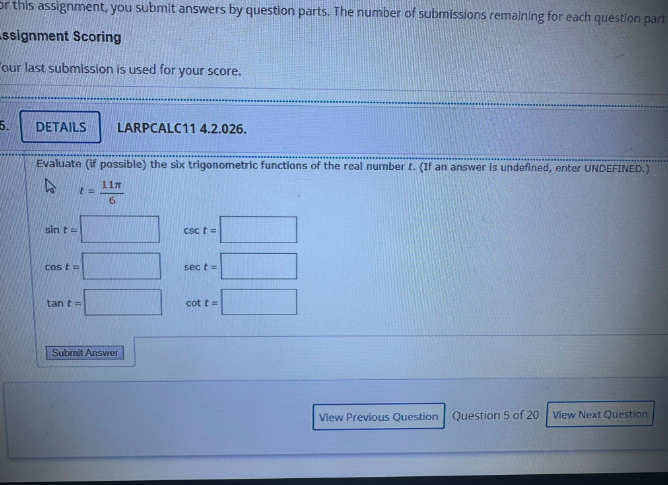 Solved rhis assignment, you submit answers by question | Chegg.com