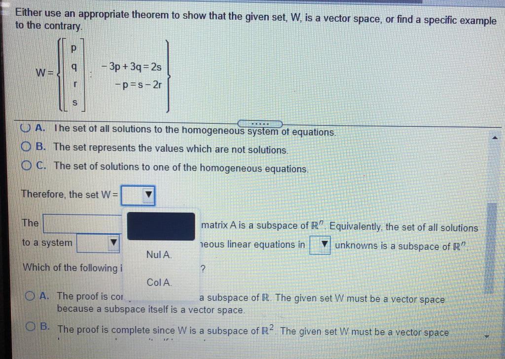 Solved Either use an appropriate theorem to show that the | Chegg.com