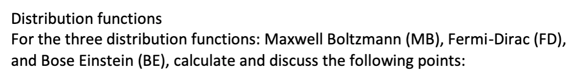 Solved Distribution functions For the three distribution | Chegg.com