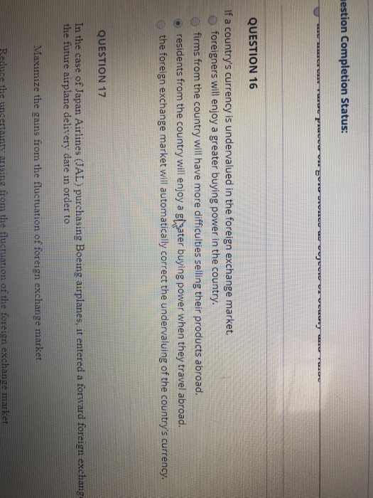 Solved estion Completion Status: QUESTION 16 If a country's | Chegg.com Solved estion Completion Status: QUESTION 16 If a country's | Chegg.com