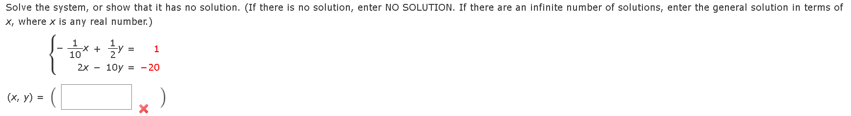 Solved xI where x is any real number.) | Chegg.com