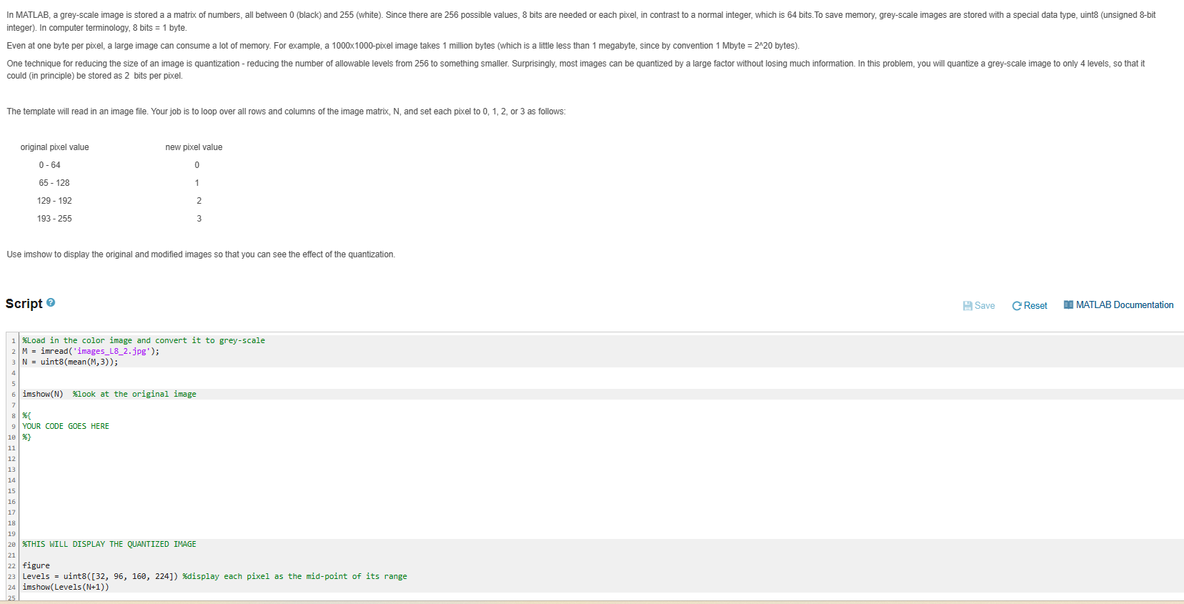 Solved integer). In computer terminology, 8 bits =1 byte. | Chegg.com