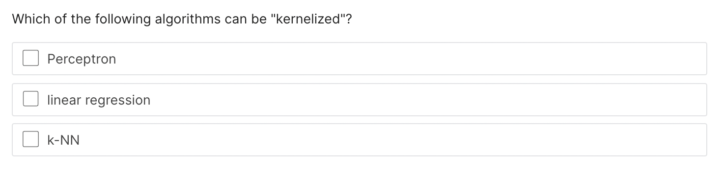 Solved Which of the following algorithms can be | Chegg.com