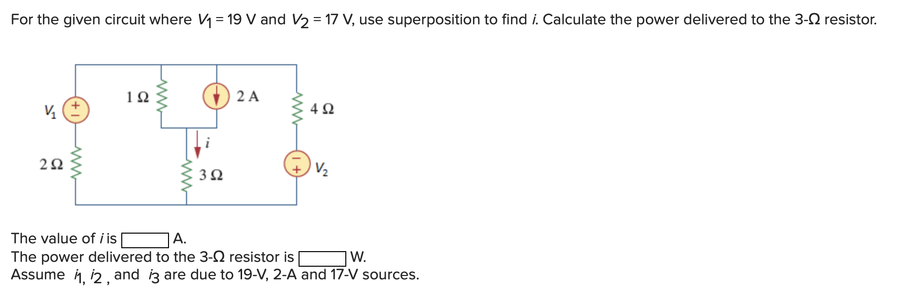 Solved For The Given Circuit Where V119v and V217v use