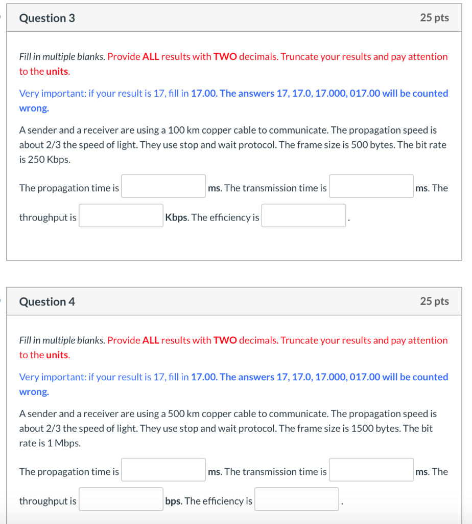 Solved Question 1 25 pts Fill in multiple blanks. Provide | Chegg.com