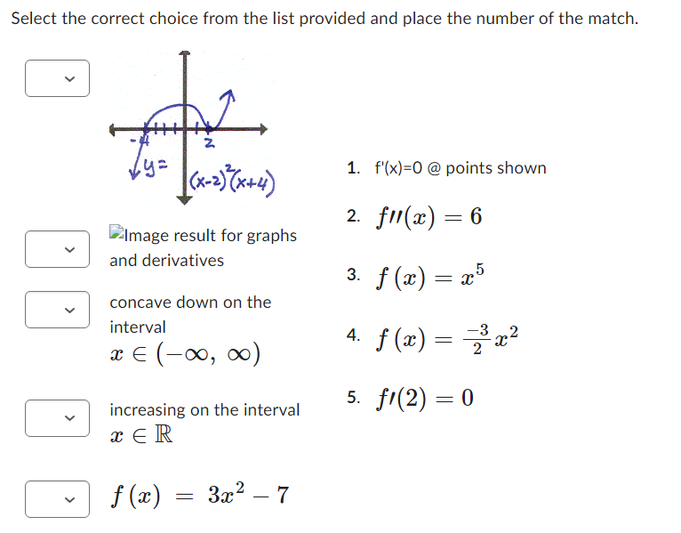 Solved Select the correct choice from the list provided and | Chegg.com