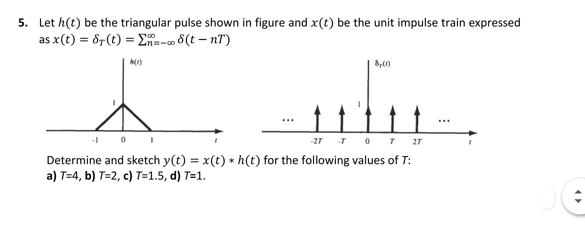 Solved 4 Compute And Plot The Output Y N Of The Following 5026