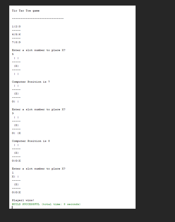 Solved I Need Help With Creating A Script To Present Tic Tac 