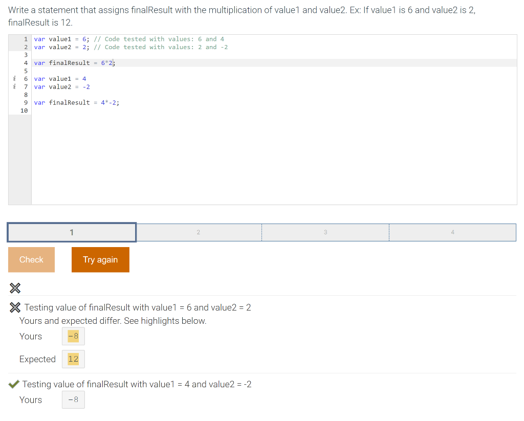 Solved Write A Statement That Assigns Finalresult With The