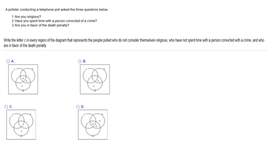 Solved A pollster conducting a telephone poll asked the | Chegg.com