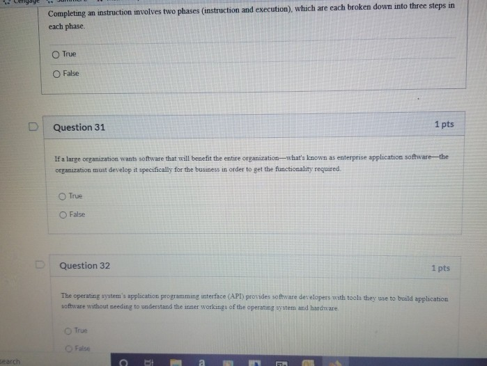 Solved Cenyaye Completing an instruction involves two phases | Chegg.com