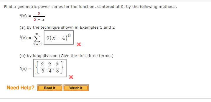 Solved Find a geometric power series for the function, | Chegg.com
