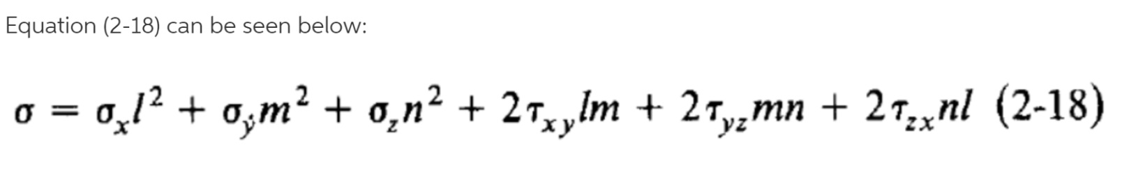 Solved 4. For the below stress-state, a) Use the 2D stress | Chegg.com