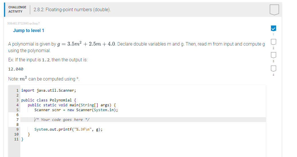 Solved \begin{tabular}{l|l} ACTIVITY & 2.8.2: Floating-point | Chegg.com