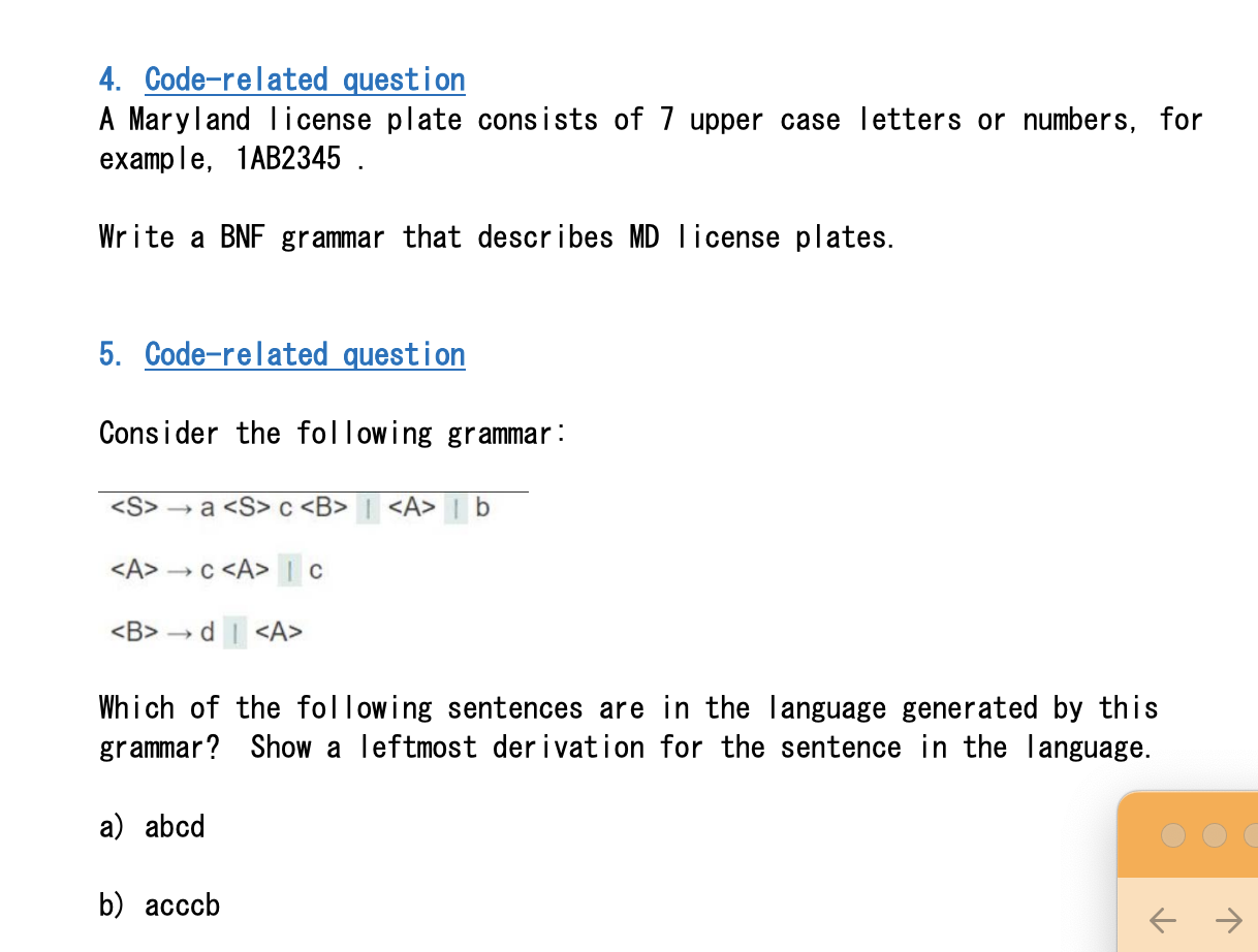Solved Code-related questionA Maryland Iicense plate | Chegg.com