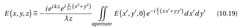 Solved P11.12 Use the Fraunhofer integral formula (either | Chegg.com