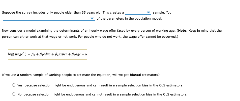 Solved 6. Missing data, nonrandom samples, and outlying | Chegg.com