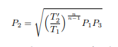 Solved Explain how the intermediate pressure P2 for a | Chegg.com