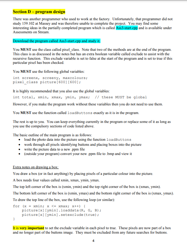Solved Write a C++ program that identifies any damaged | Chegg.com