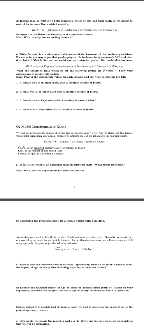 Instructions: This problem set is worth 50 points - | Chegg.com
