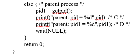 Solved Using the program below, identify the values of pid | Chegg.com