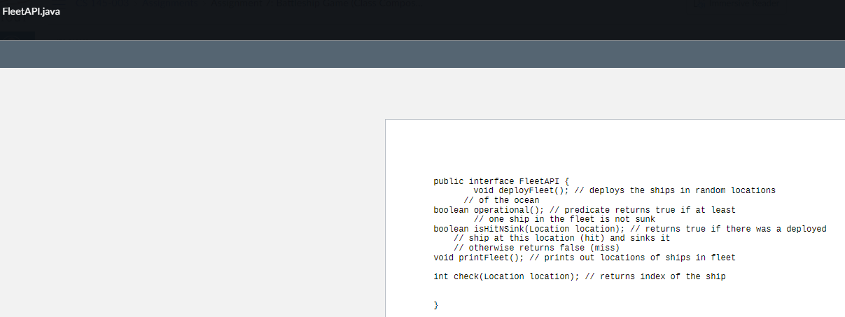 Solved Location API.java public interface LocationAPI { void | Chegg.com