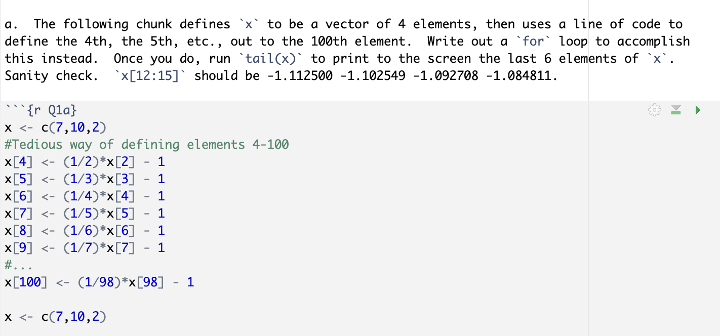 Solved [//]: (Instructions: for each question, write a line | Chegg.com