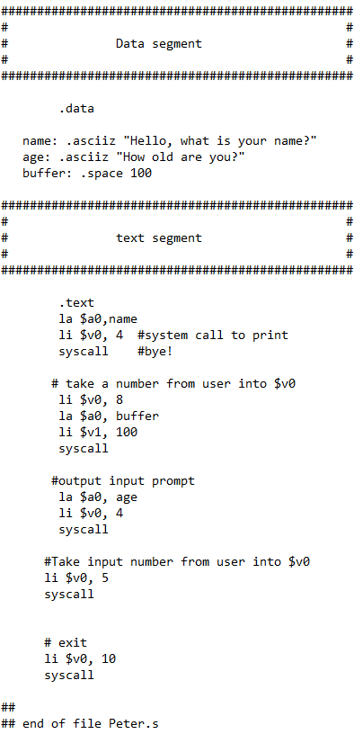 Solved I don't know why this code isn't working on QTSPIM. | Chegg.com