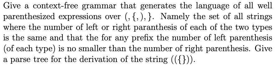Solved 4. Give a context-free grammar that generates the | Chegg.com
