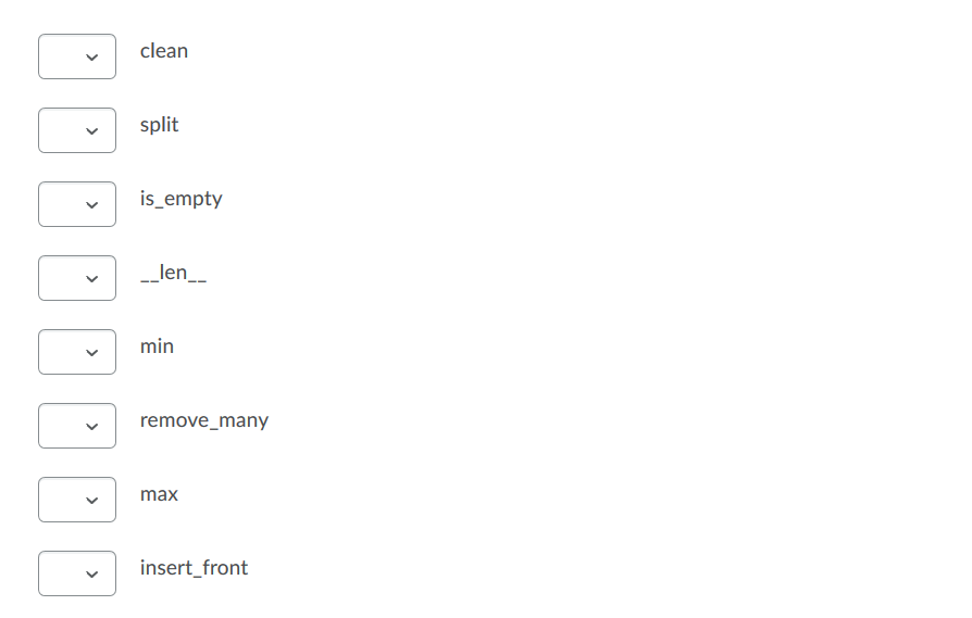 Solved Select the matching Big-O notation for each of these | Chegg.com
