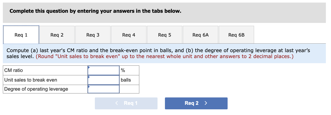 Solved Problem 6-20 (Algo) CVP Applications: Break-Even | Chegg.com