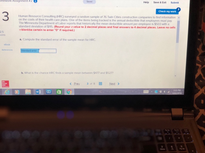 Solved rework Assignment Seved Help Save&ExitSubmit Check my | Chegg.com