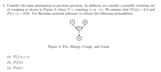 Solved Questions 1. Consider the Bayesian network in Figure | Chegg.com