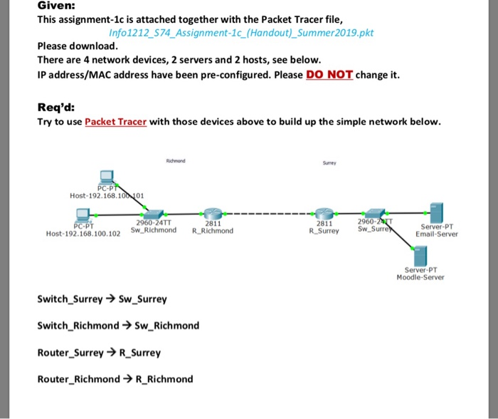 Given: This assignment-1c is attached together with | Chegg.com