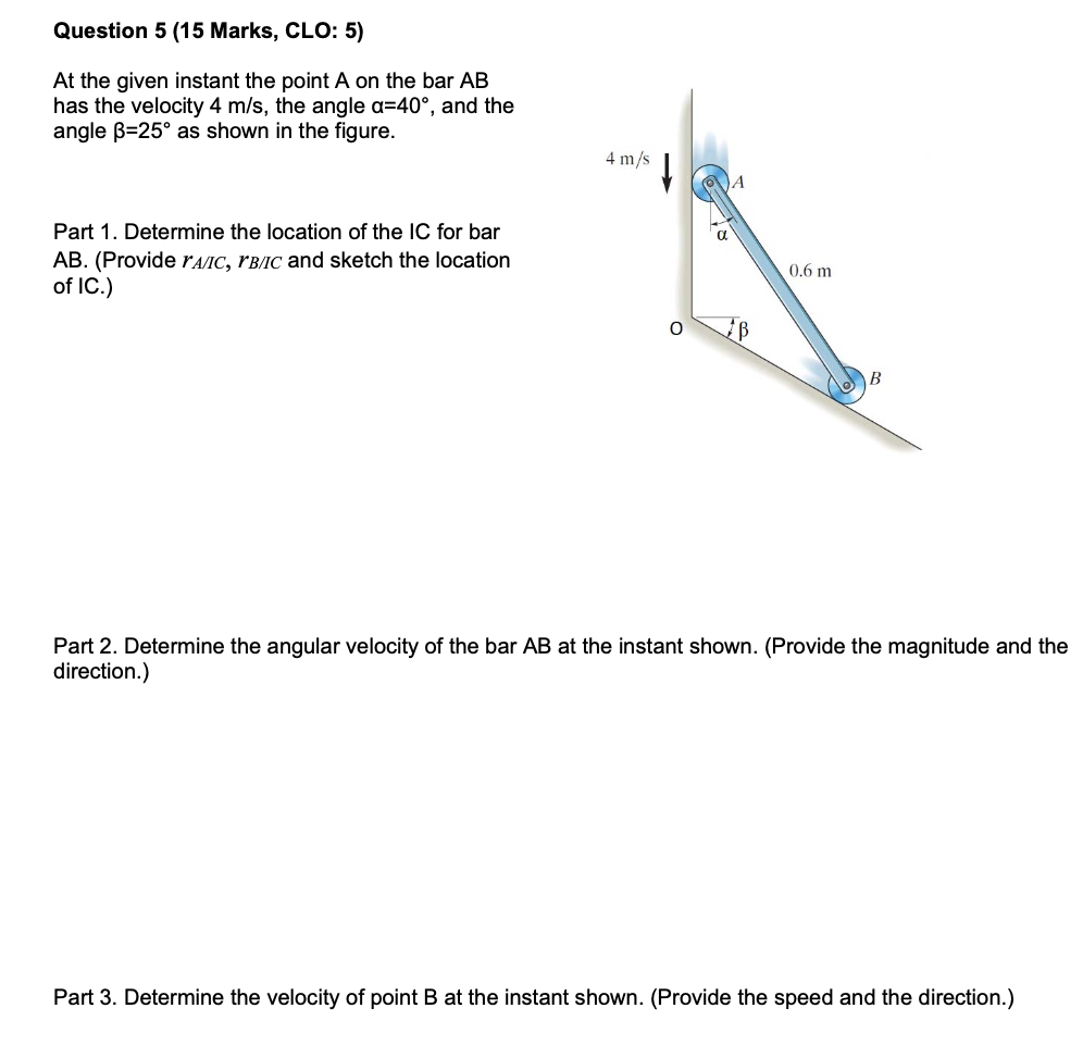 Solved The sketch must be ﻿simple FBD ﻿showing rAIC ,rBIC | Chegg.com
