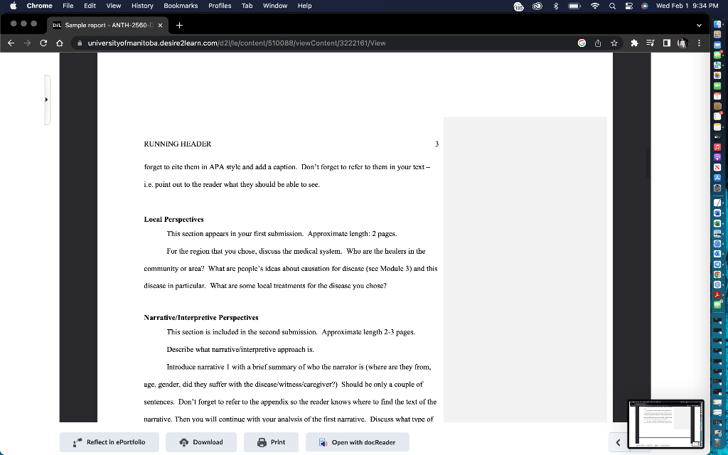 Sections Your report needs to comprise of the | Chegg.com