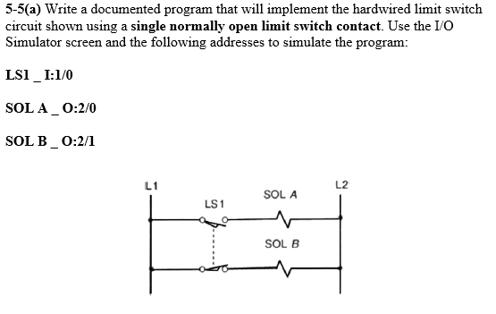5-5(a) Write a documented program that will implement | Chegg.com