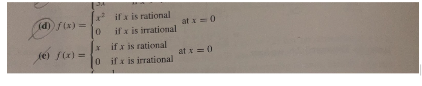 Solved Determine If Each Function F Is Differentiable At The 