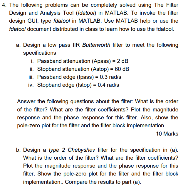 Solved 4. The following problems can be completely solved | Chegg.com