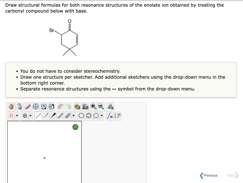 Solved Draw structural formulas for both resonance | Chegg.com