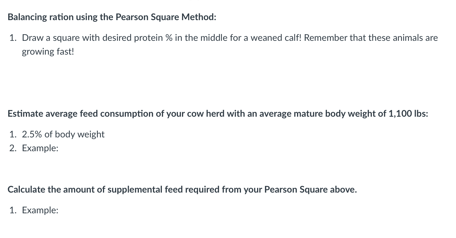 Solved Balancing ration using the Pearson Square Method:Draw | Chegg.com